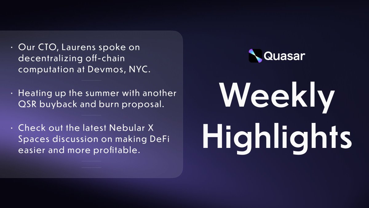 Quasar (QSR) | Osmosis